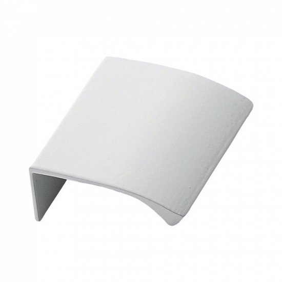 Profile Handle Edge Straight - 40mm - White | Pullsonline.co.uk