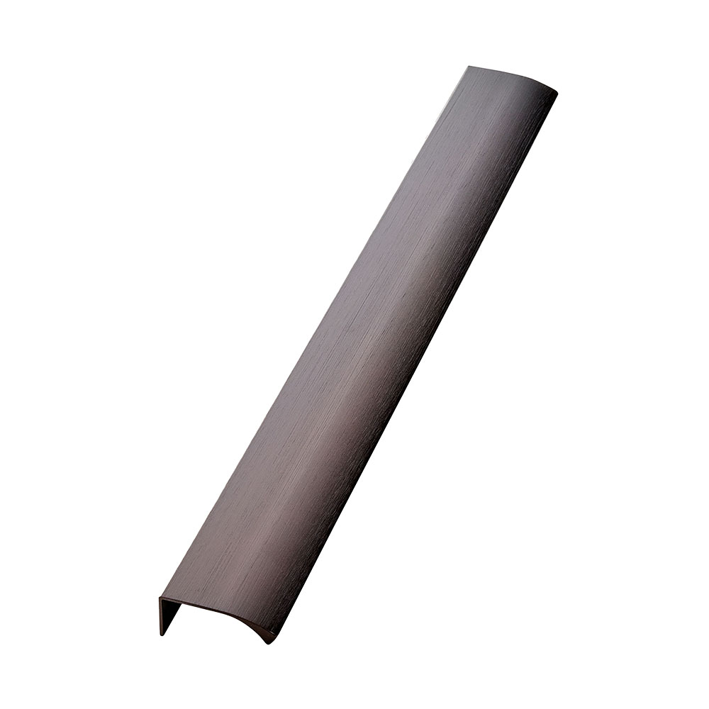 Profile Handle Edge Straight - 350mm - Bronze | Pullsonline.co.uk