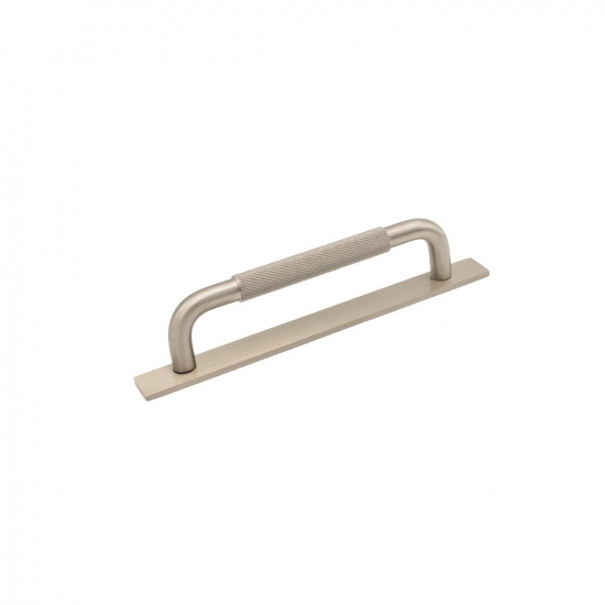 Handle Helix/Back Plate - Stainless Steel | Pullsonline.co.uk