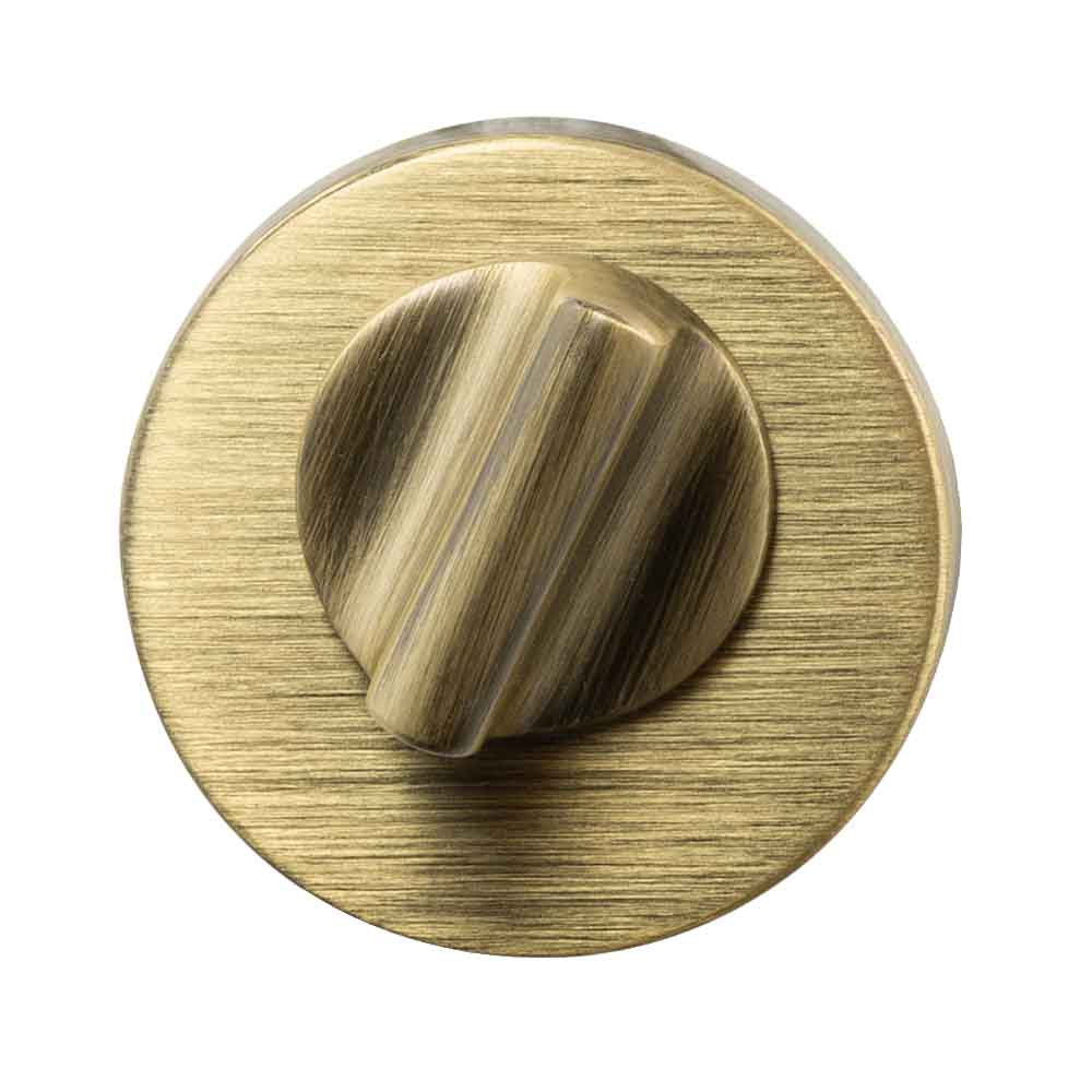 Toilet Lock R - Antique Bronze | Pullsonline.co.uk