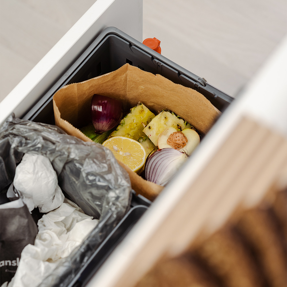 Recycling Bin - Cube Compact Eco - Dark Grey | Pullsonline.c