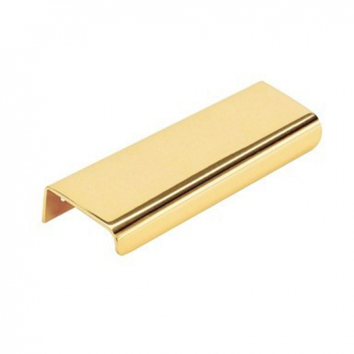 Edge Pull Lip - 120mm - Polished Brass | Pullsonline.co.uk