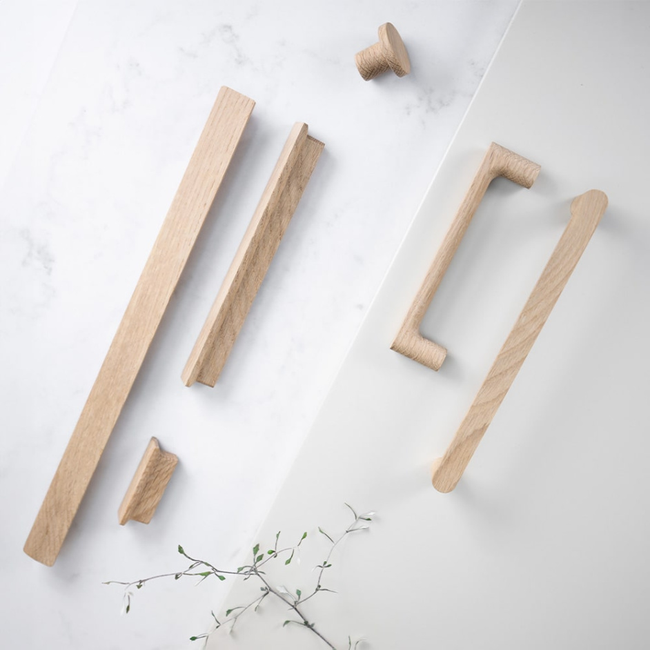 Handle Pinta - Untreated Oak | Pullsonline.co.uk