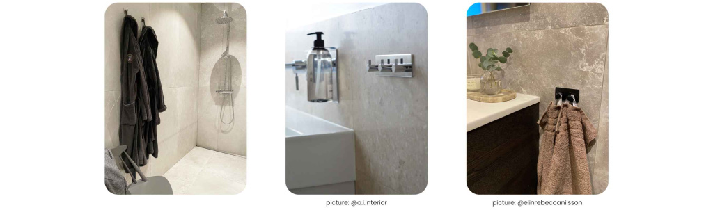 Placement of bathroom details!